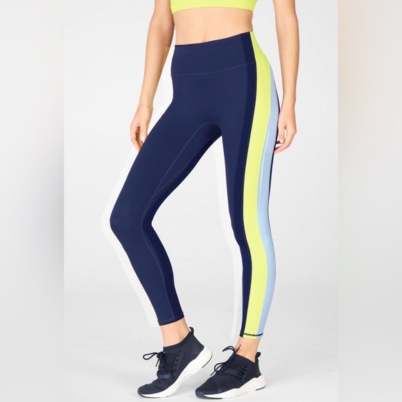 Fabletics | Pants & Jumpsuits | Fabletics High Waisted Motion365 Stripe ...
